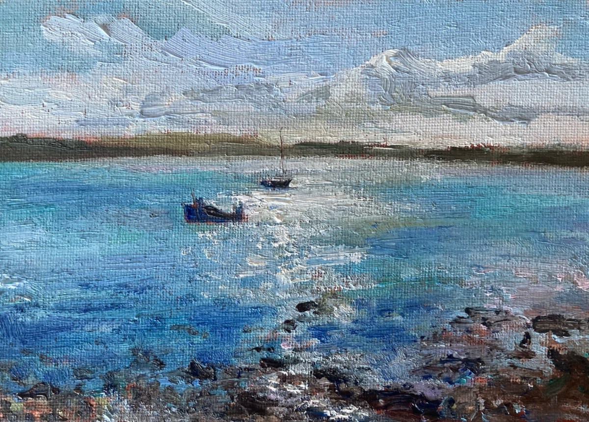 Learn how to paint a loose impressionistic landscape in oils with ...